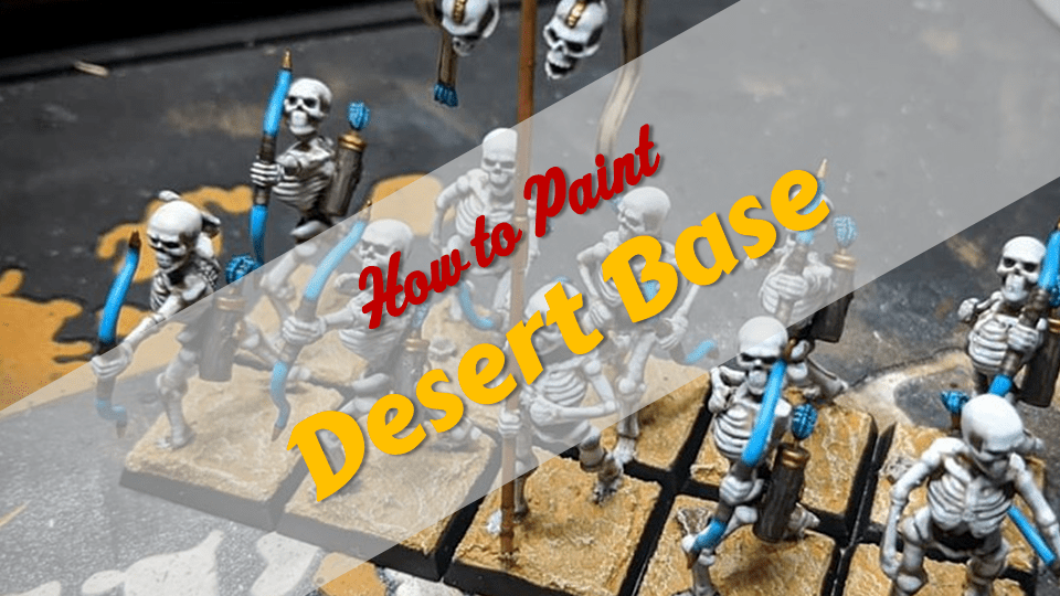 How to paint a Desert Base – Chicago Dice