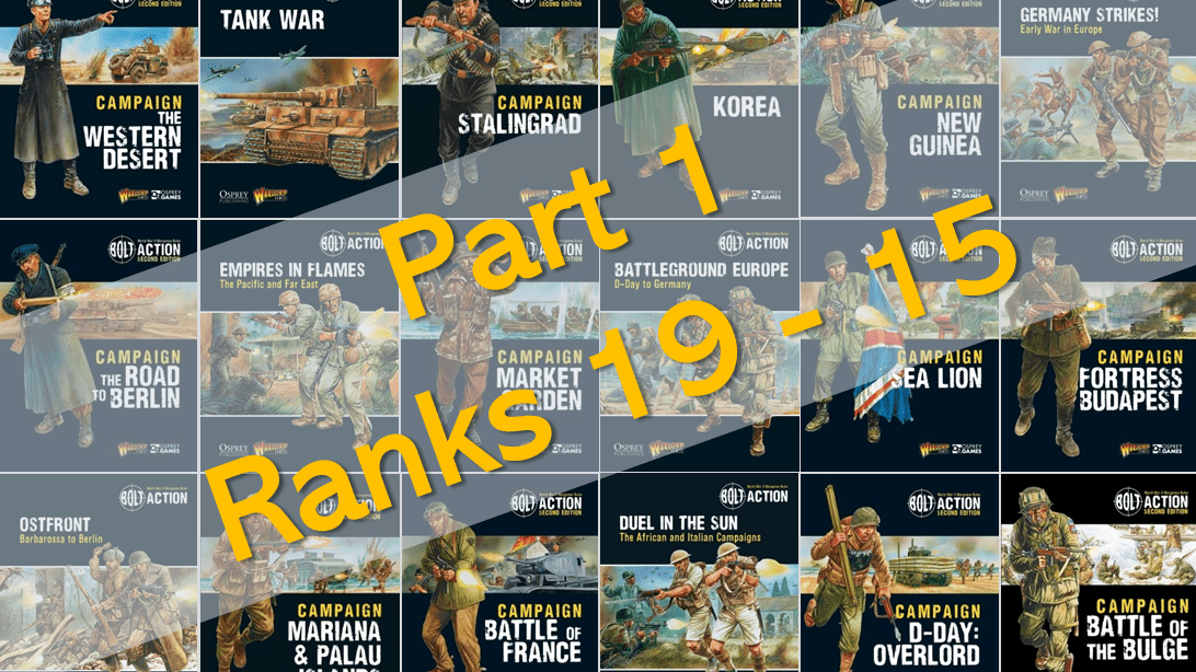 The Bolt Action Book Ranking – Part I – Chicago Dice