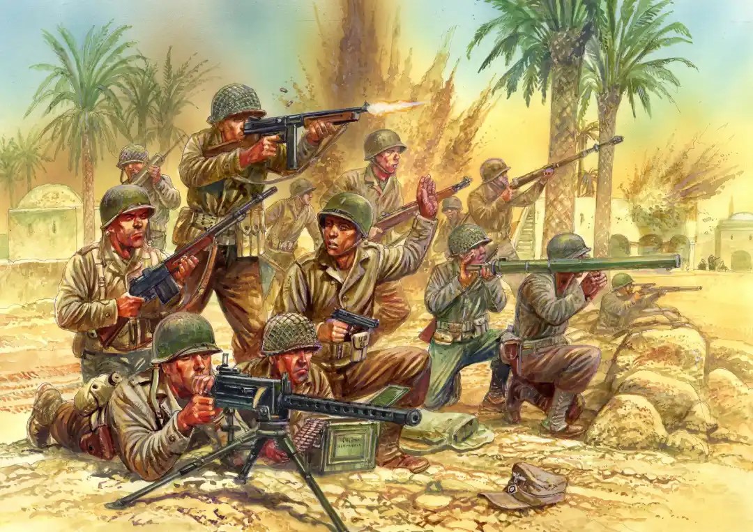 1 Box, 1 Army – Perry Miniatures US Infantry 1942-45 – Chicago Dice